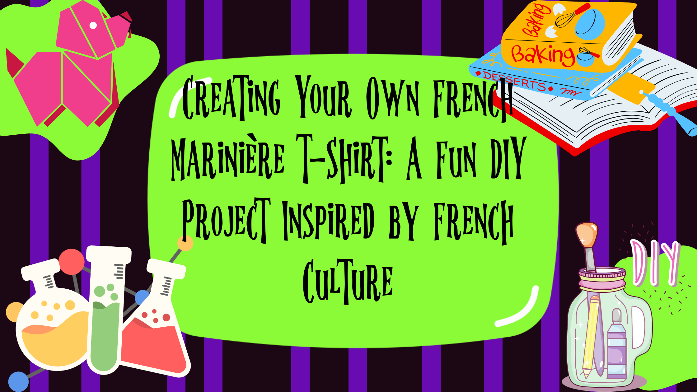 Exploring France: Create Your Own DIY French Marinière T-Shirt Design ...